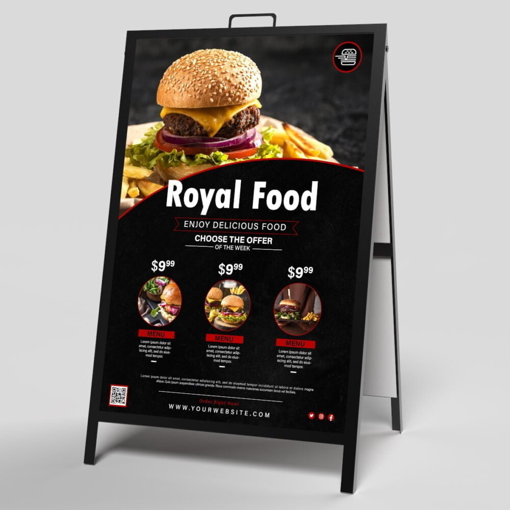 A Frame Signs - Printomatic