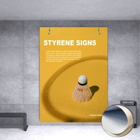 Affordable Styrene Signs for Indoor Use | Printomatic