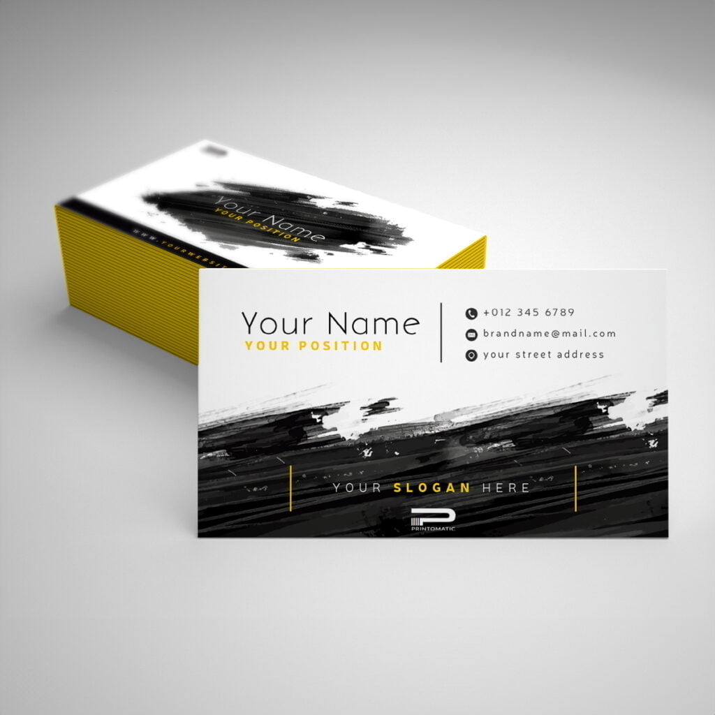 Painted Edge Business Card - Printomatic