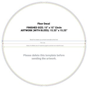 floor-graphics-15x15-Circle | Printomatic