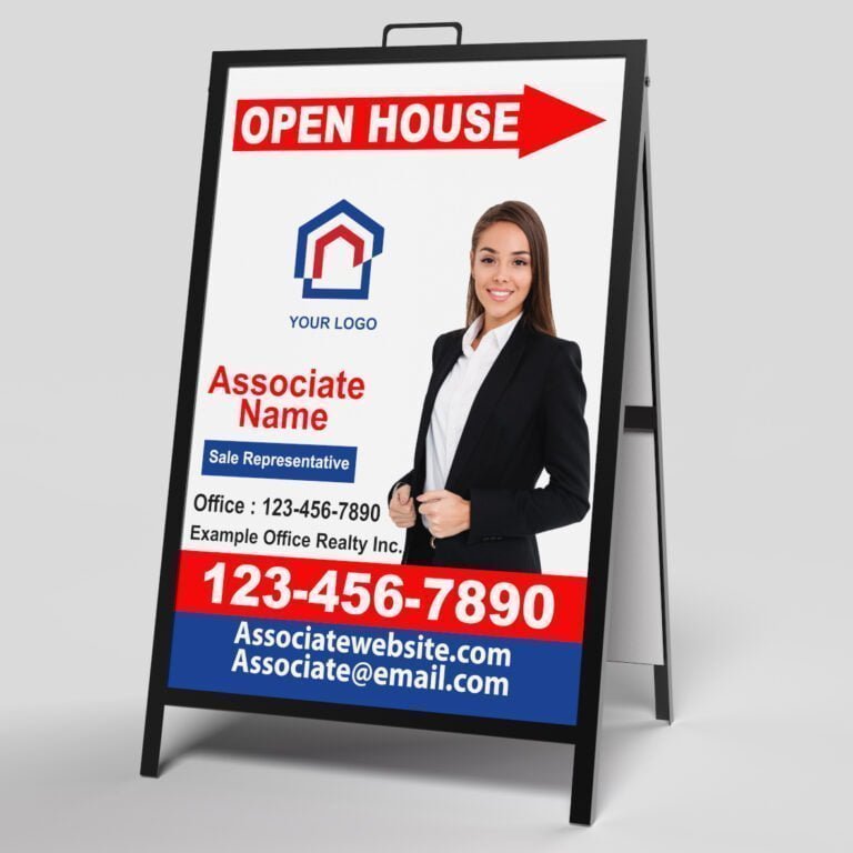 Real estate A Frame Signs - Printomatic