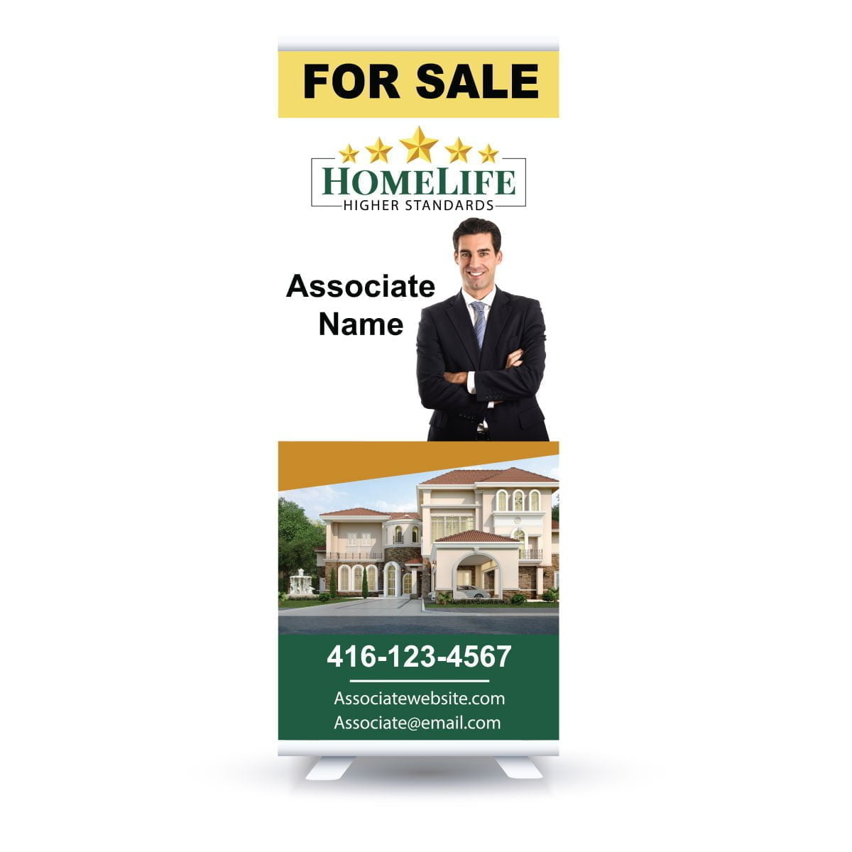 HomeLife rollup banner - Printomatic