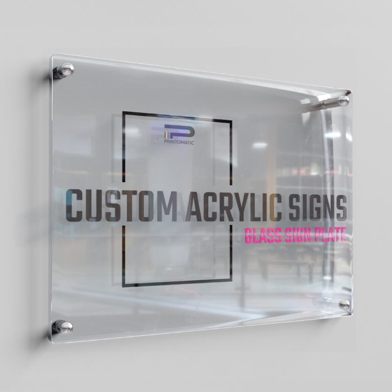 Elegant Acrylic Signs Offices, Business Events - Printomatic